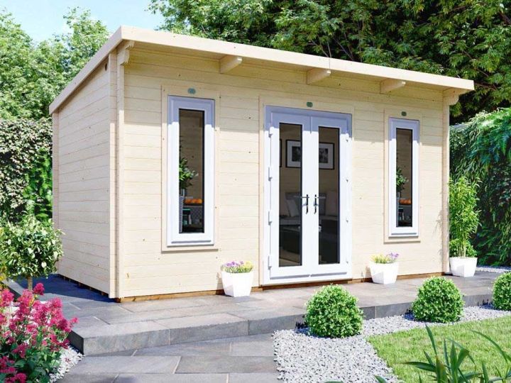 15x8 Terminator uPVC Log Cabin (45mm)