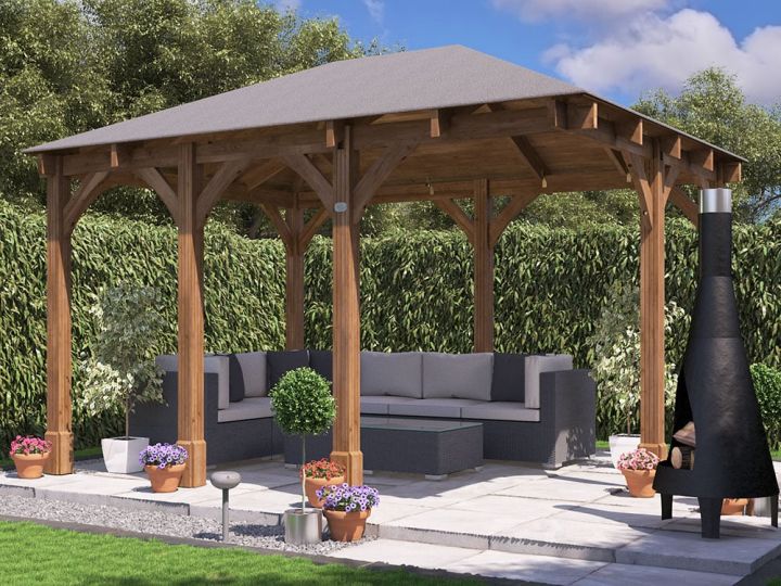 14x10 Leviathan Open Corner Gazebo