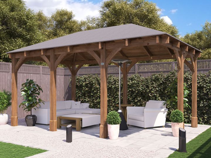 17x10 Leviathan Open Corner Gazebo