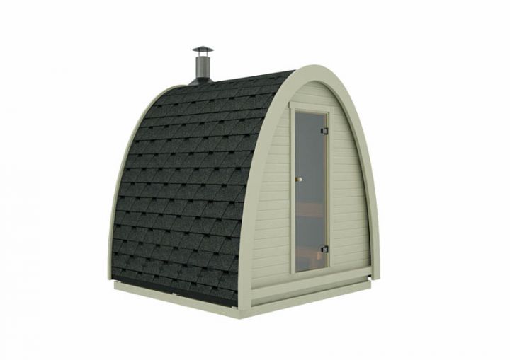 8x8 Viking Sauna Pod from Shed Factory Ireland