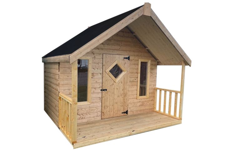 12x10 Swiss Chalet Cabin Kids Playhouse