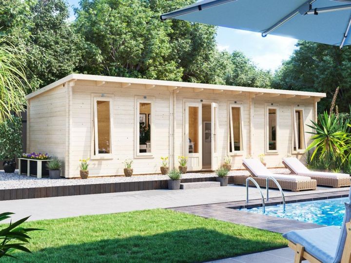 Extra Large Garden Log Cabins from Shed Factory Ireland
