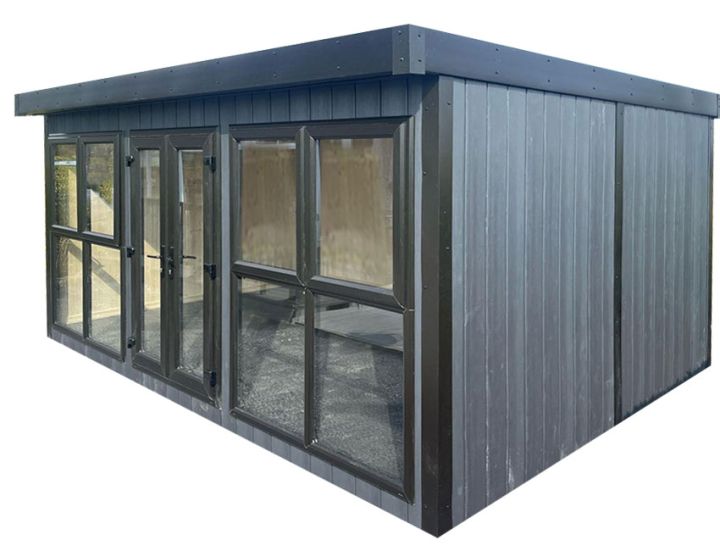 16x10 Ultimate OMG Panoramic Insulated Garden Office FREE INSTALLATION